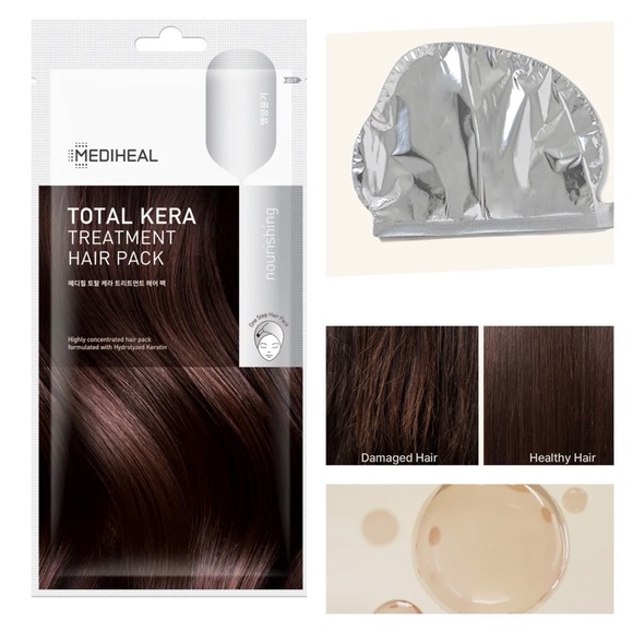 Sephora | Hair | 56 Mediheal Keratin Treatment Hair Pack Cap Nwt | Poshmark